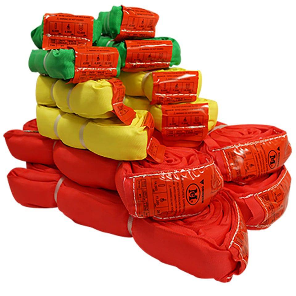 Medium Duty Kit / 12 Polyester Lift Endless Round Slings | Manufacturer ...