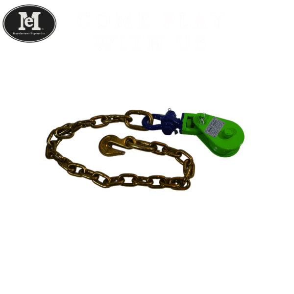 2 Ton Snatch Block Chain Extension Chain End Grab Hook Shackle ...